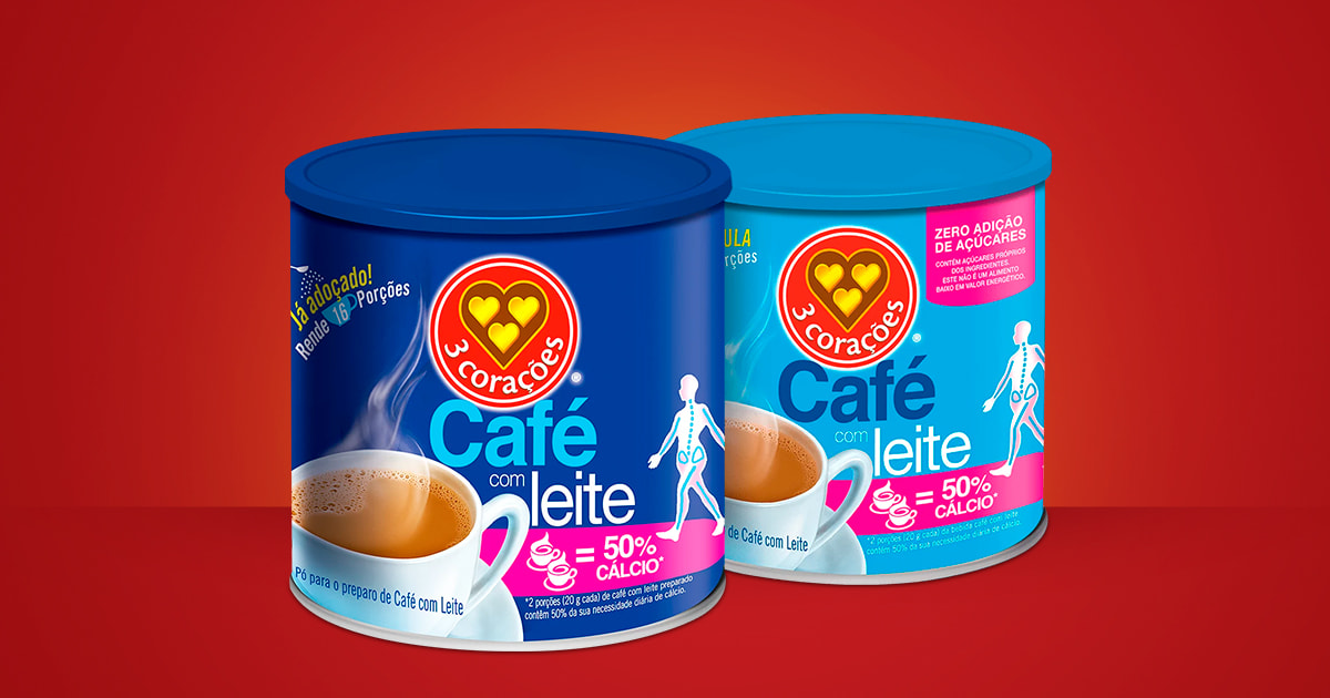 Café com Leite Tradicional | Café com Leite | Café 3 Corações