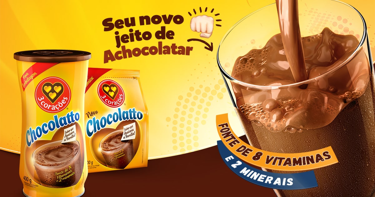 Chocolatto | Achocolatado | Café 3 Corações